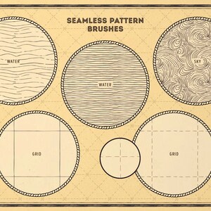 Procreate Vintage Procreate, Procreate World Map Maker Brushes ...