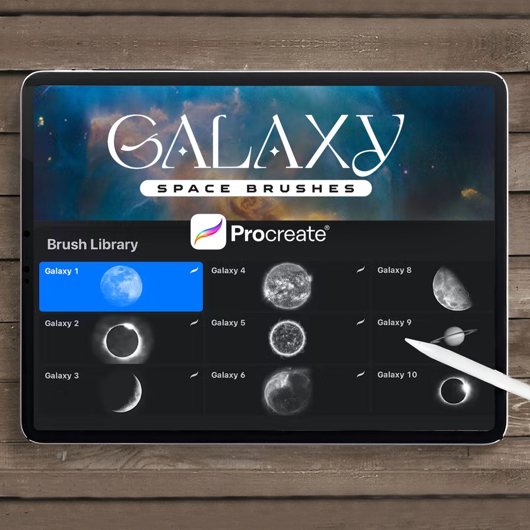 Space Brush Set for Procreate, Procreate Galaxy, Procreate Light ...