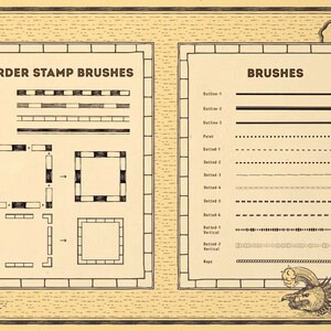 Procreate Vintage Procreate, Procreate World Map Maker Brushes ...