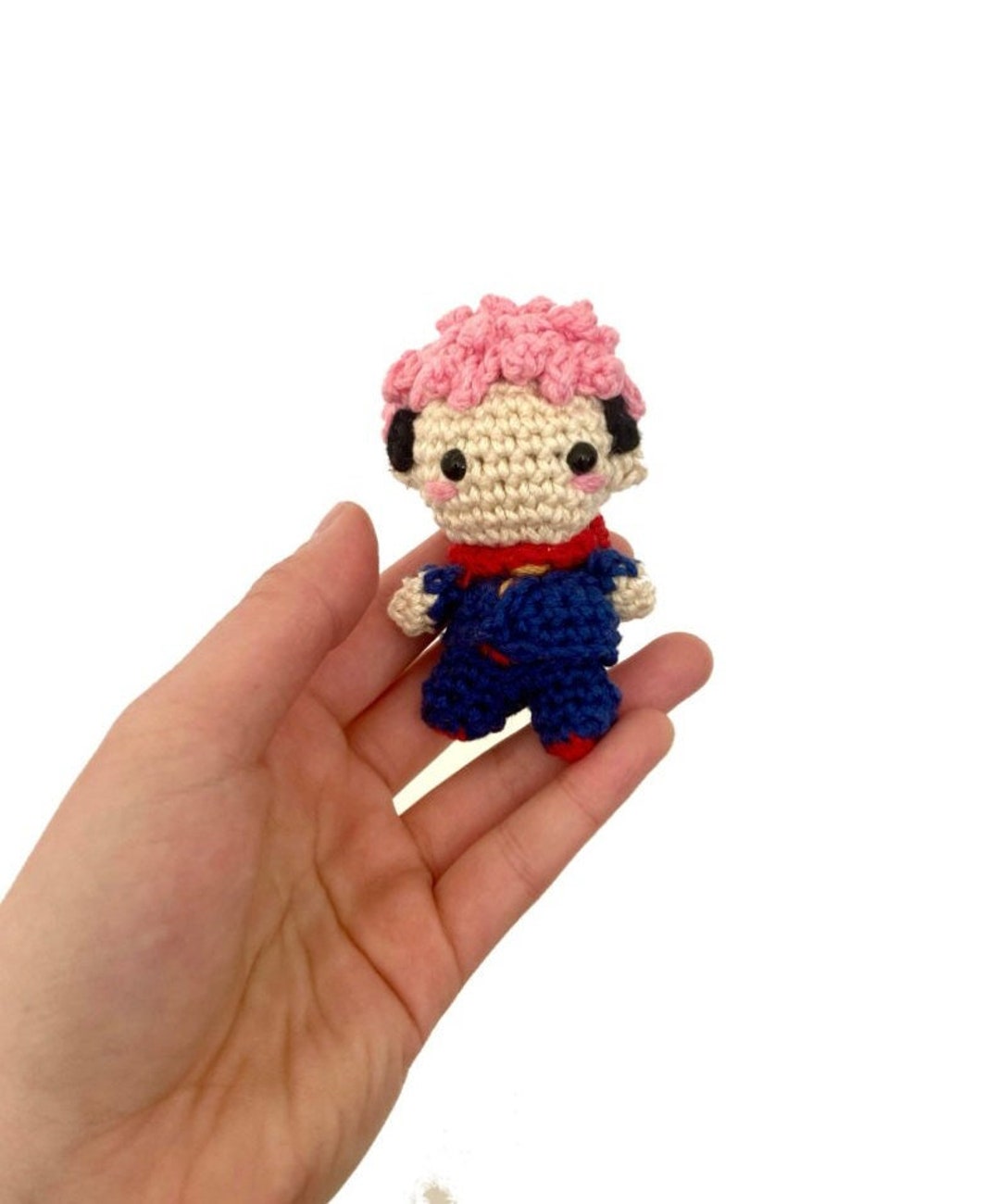 Crochet Doll: Yuji Itadori Jujutsu Kaisen Inspired - Etsy UK