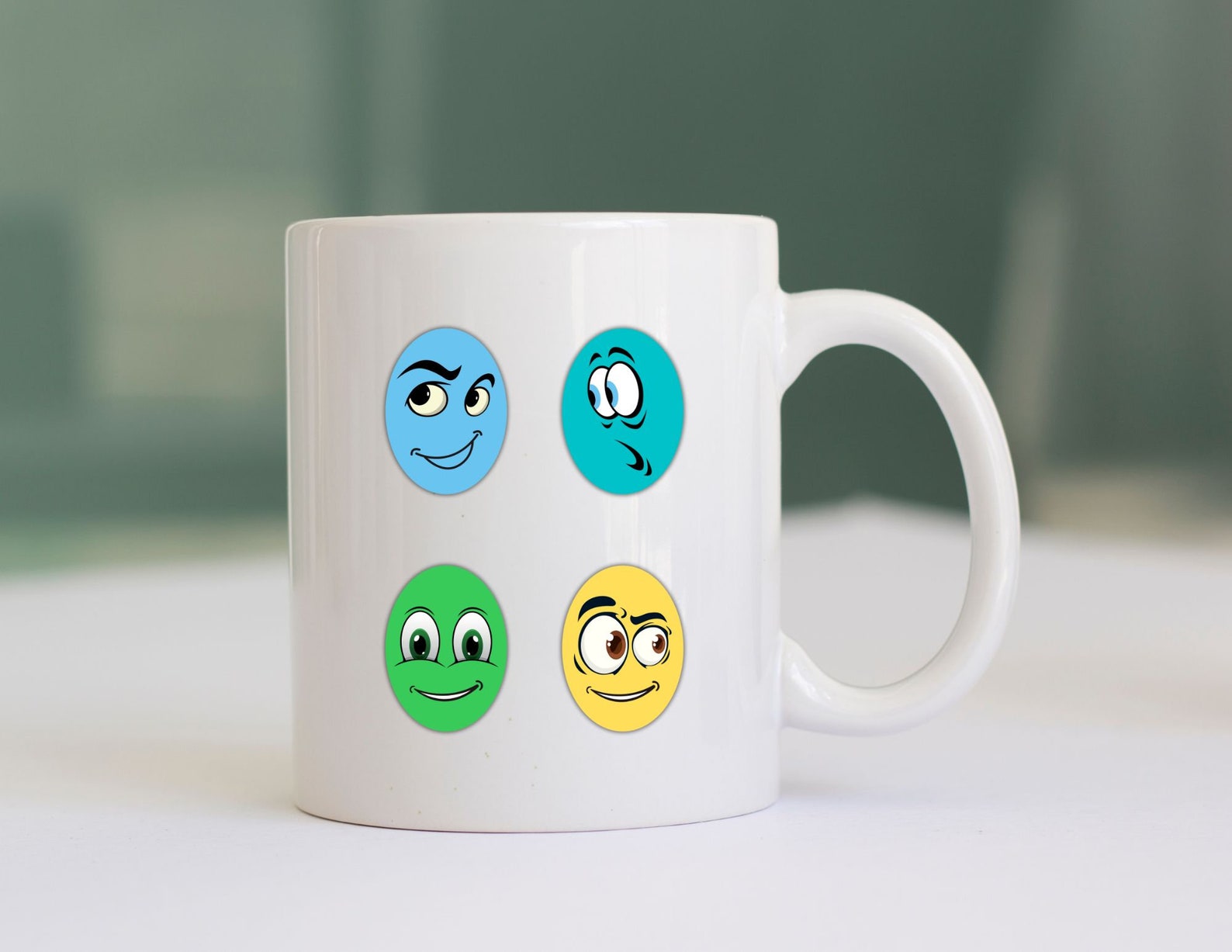 Emoji Stickers PNG Bundle, Digital Print Stickers Pack PNG, 22 DIGITAL ...