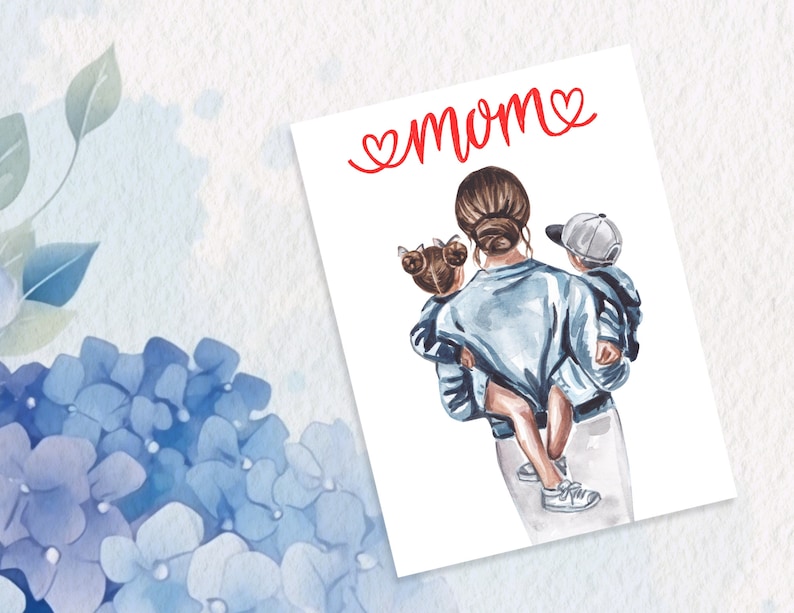 Mothers Day Digital Greeting Cards, Mom Wall Art, Mothers Day Decor ...