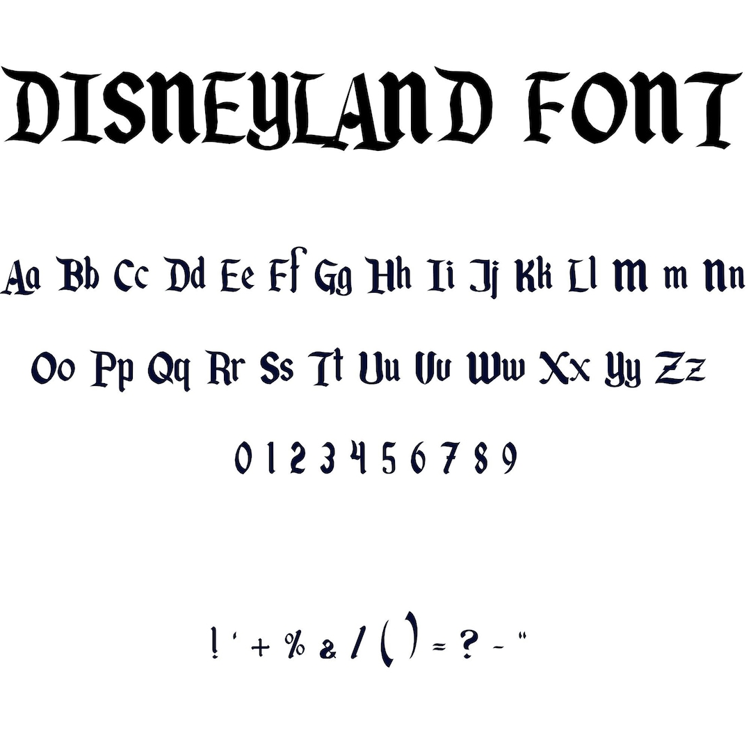 Disneyland Alphabet SVG, Disneyland Font SVG, Letters SVG, Customize ...
