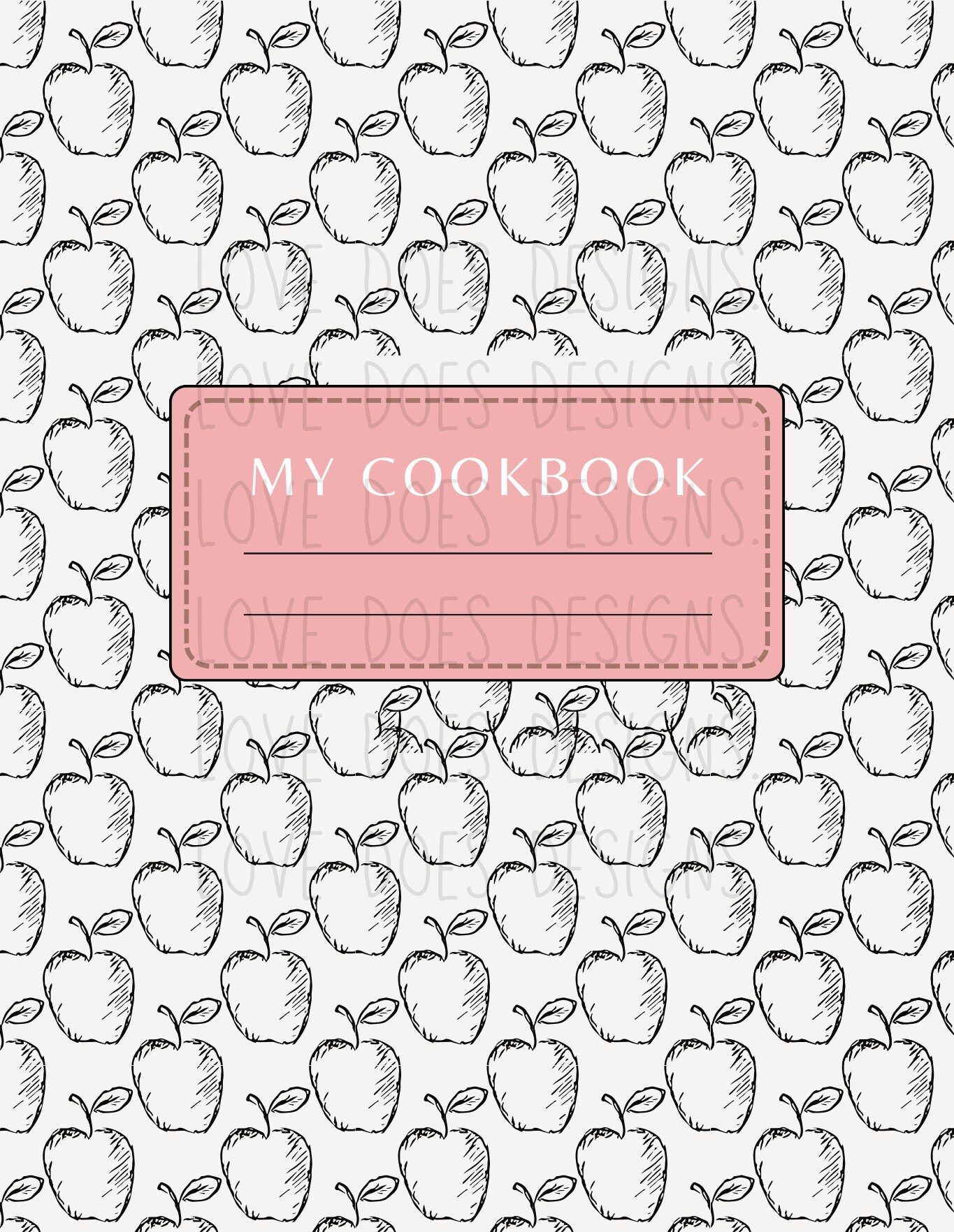 Cookbook Downloadable. PDF, PNG Download. Simple. Rustic Apples. Basic ...