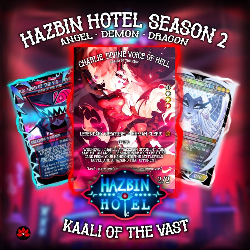 Alastor Hazbin Hotel Trading Card - Etsy