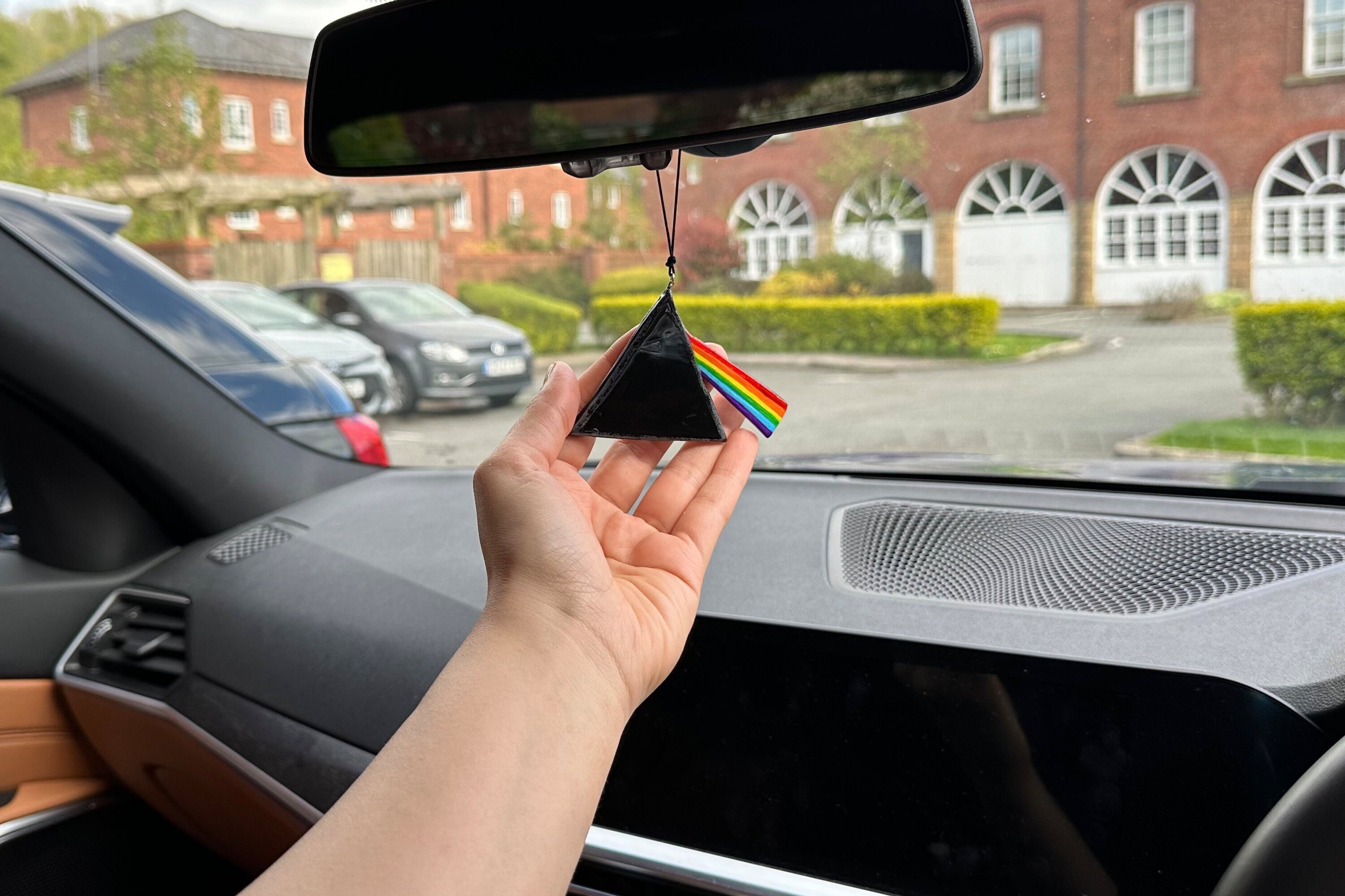 Pink Floyd Car Hanging Charm, Pink Floyd Car Ornament, Handmade Pink ...