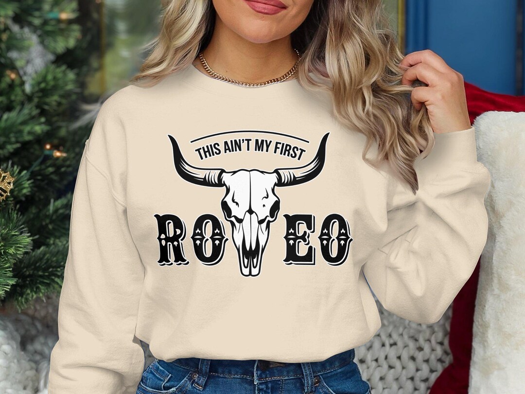 Rodeo Skull PNG, This Ain't My First Rodeo, Western Theme Digital ...