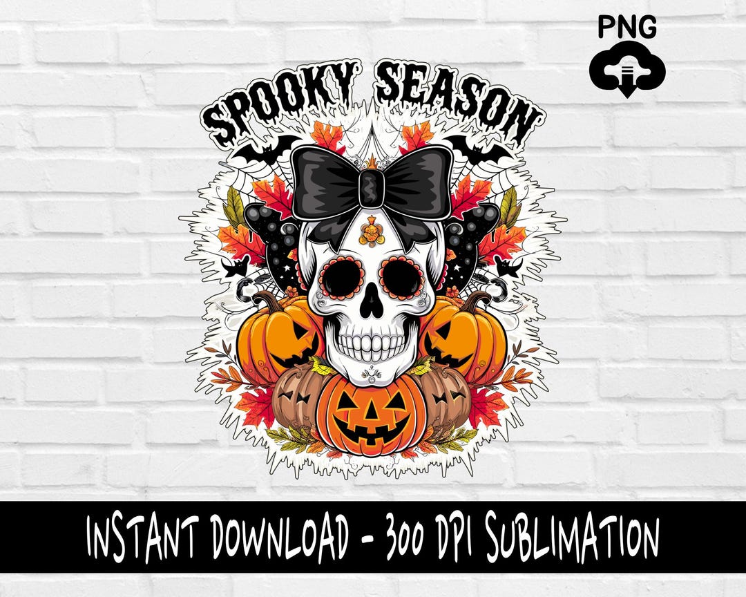 Spooky Season PNG, Spooky Halloween PNG for Shirt, Tumbler, Mugs and ...