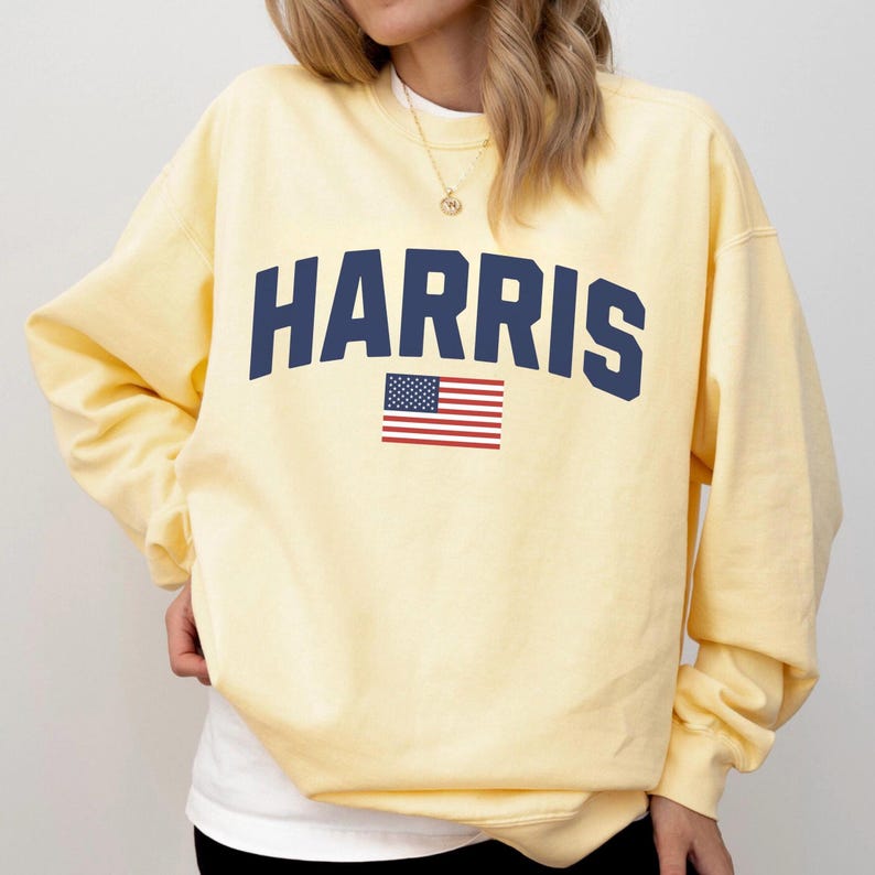 Kamala Harris 2024 Comfort Colors Sweatshirt Voting Shirt Democratic ...
