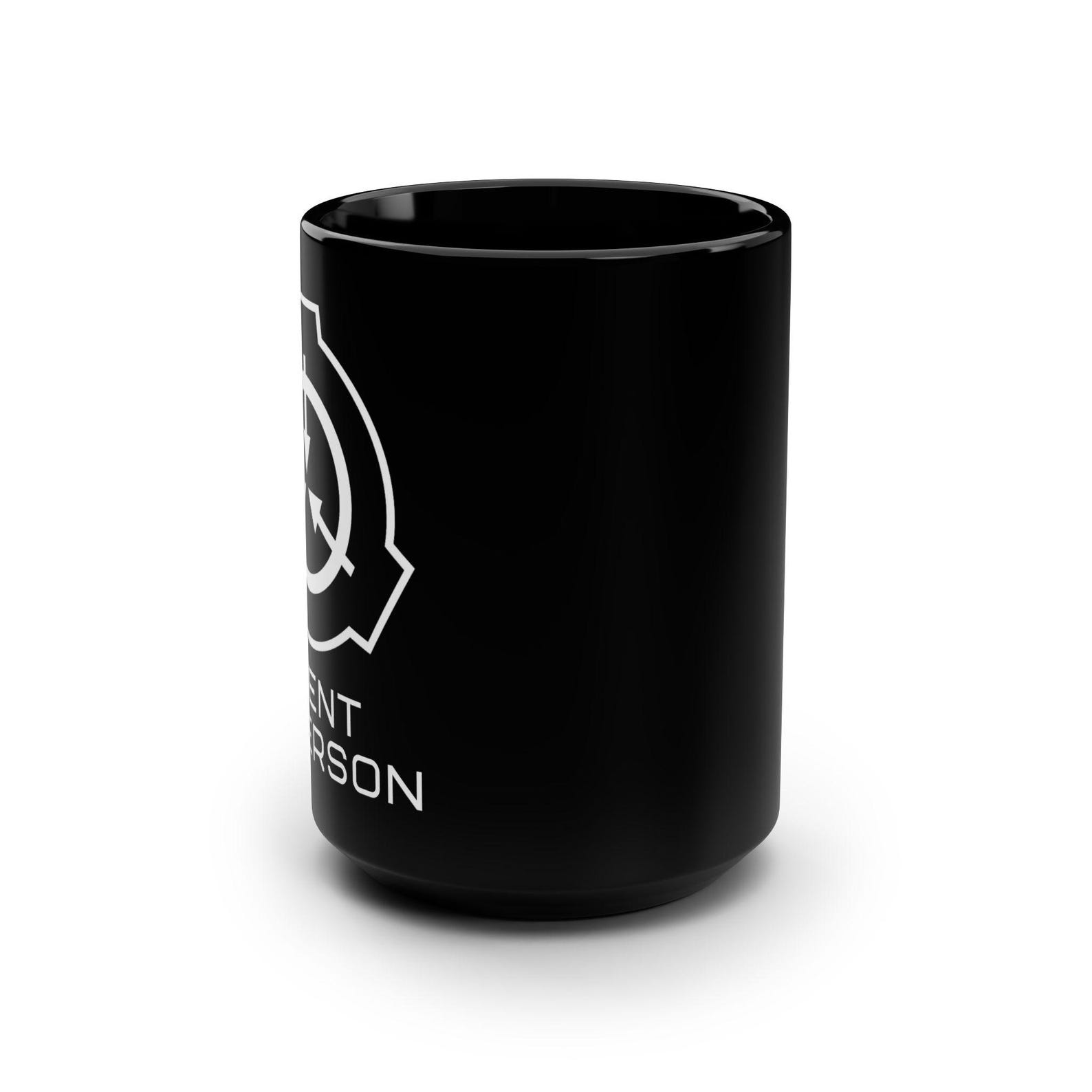 Personalized SCP Foundation Agent Black Mug 15oz Creepy Pasta Gamer ...