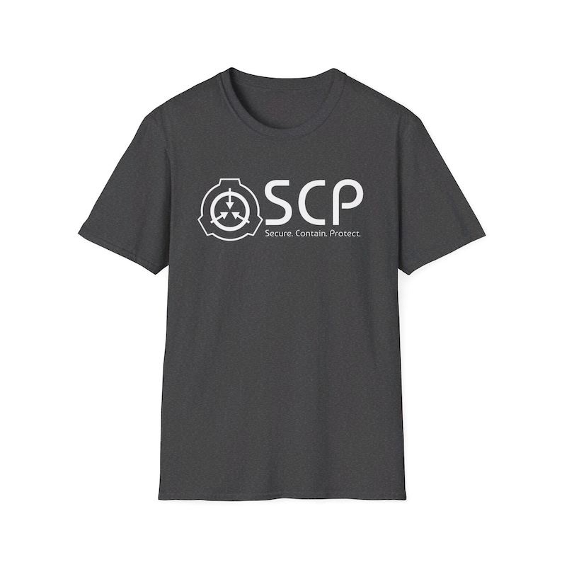 SCP Logo Unisex Softstyle T-shirt Scp Gift Scp Shirt Shy Guy Plague ...