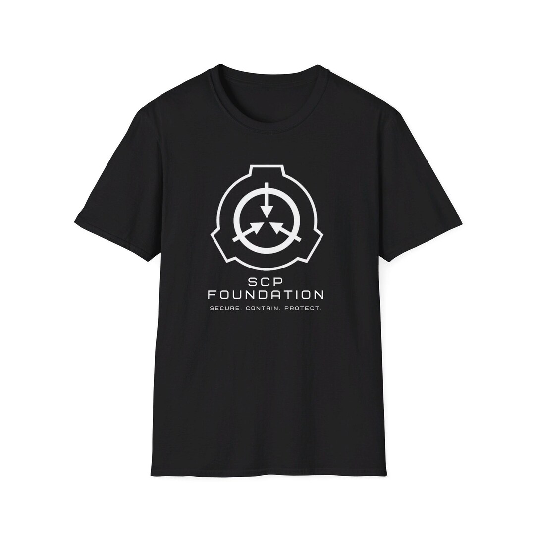 SCP Foundation Logo Unisex Softstyle T-shirt Scp Gift Shy Guy Gift Scp ...