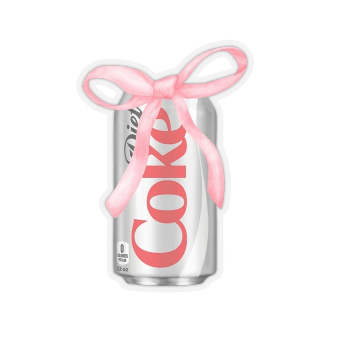 Diet Coke Coquette Sticker Coquette Bow Sticker Cool Girly Stickers - Etsy