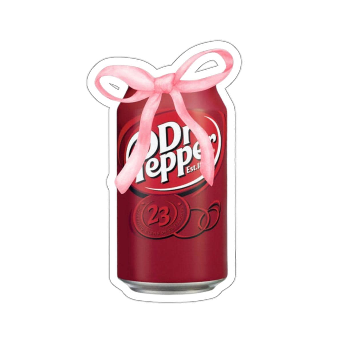 Dr. Pepper Coquette Bow Sticker Funny Stickers Girly Cool Sticker Cute ...