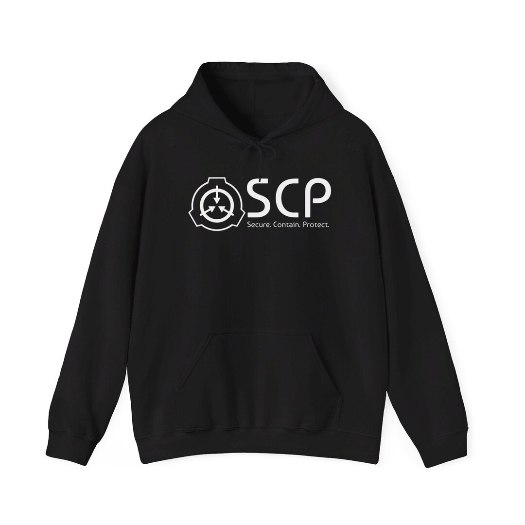 SCP Foundation Unisex Hooded Sweatshirt Scp Hoodie Scp Gift Shy Guy ...