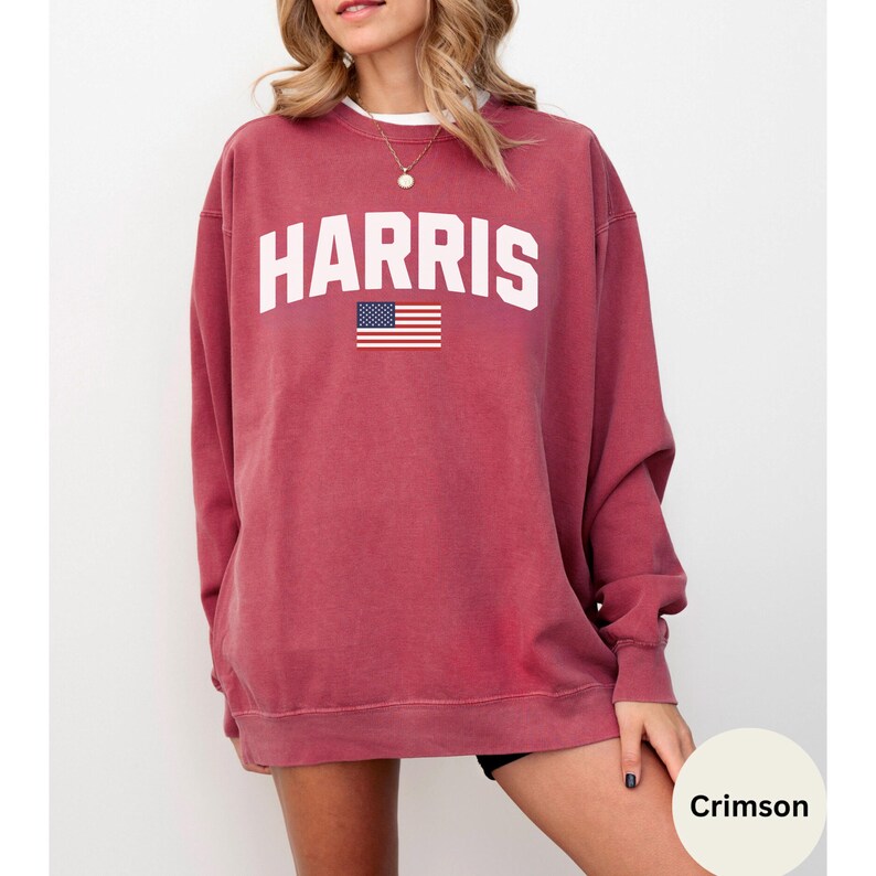 Kamala Harris 2024 Comfort Colors Sweatshirt Voting Shirt Democratic ...