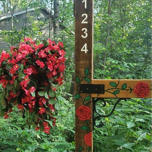 Custom Cedar-tone Mailbox Post - Etsy