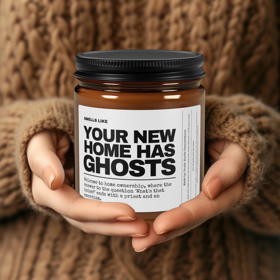Smells Like Your New Home Has Ghosts Funny Housewarming Gift, Hilarious ...