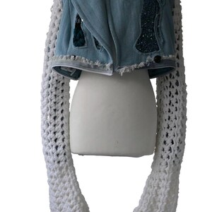 Upcycled Detachable Patchwork Denim Coat - Etsy