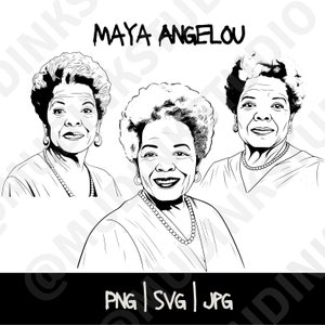 Maya Angelou / Black History Month Historical Figures / Black History ...