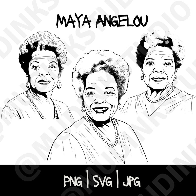 Maya Angelou / Black History Month Historical Figures / Black History ...