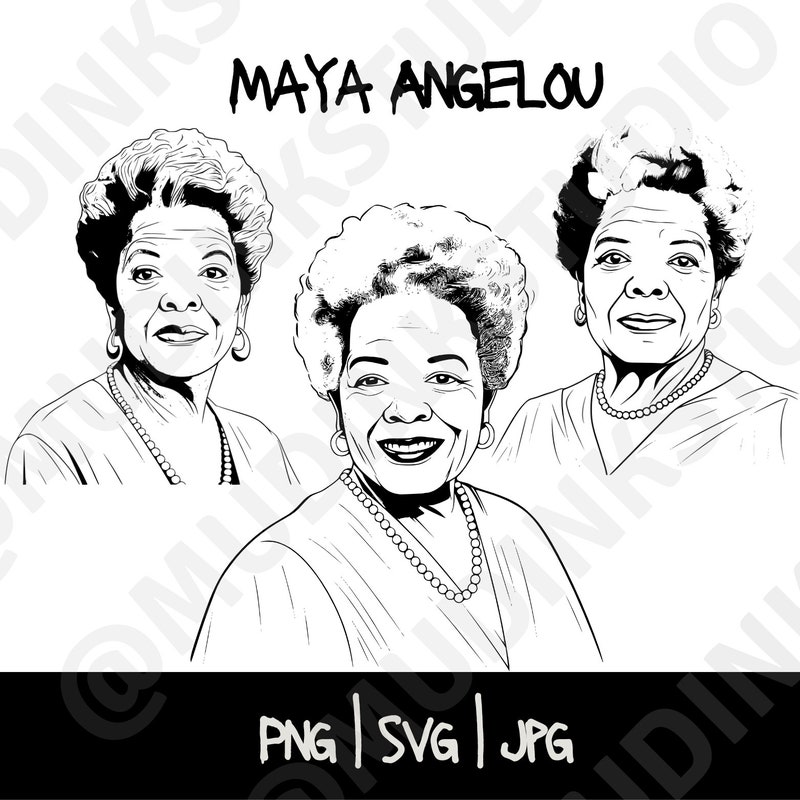 Maya Angelou Svg - Etsy