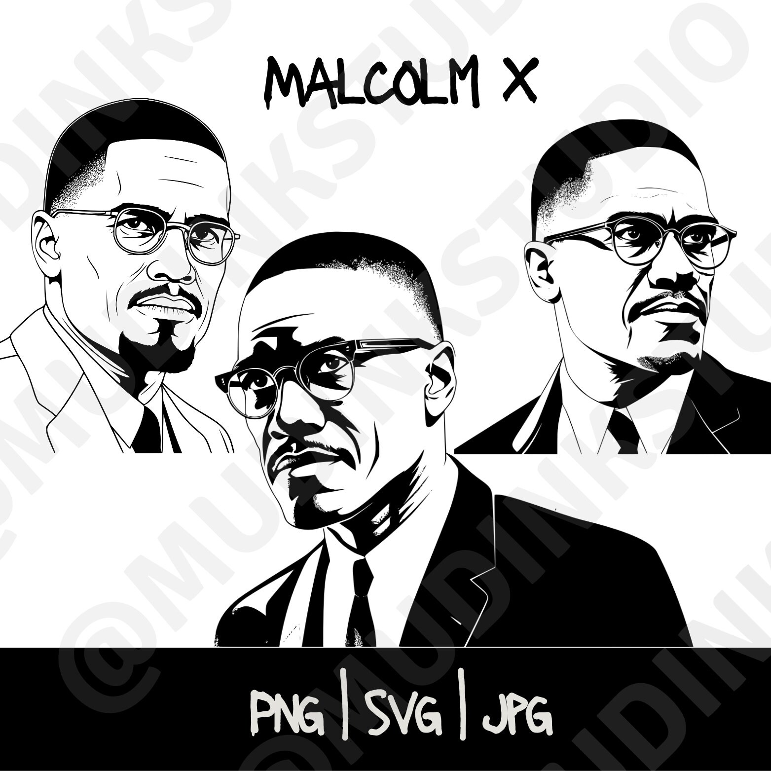 Malcolm X / Black History Month Historical Figures / Black History ...