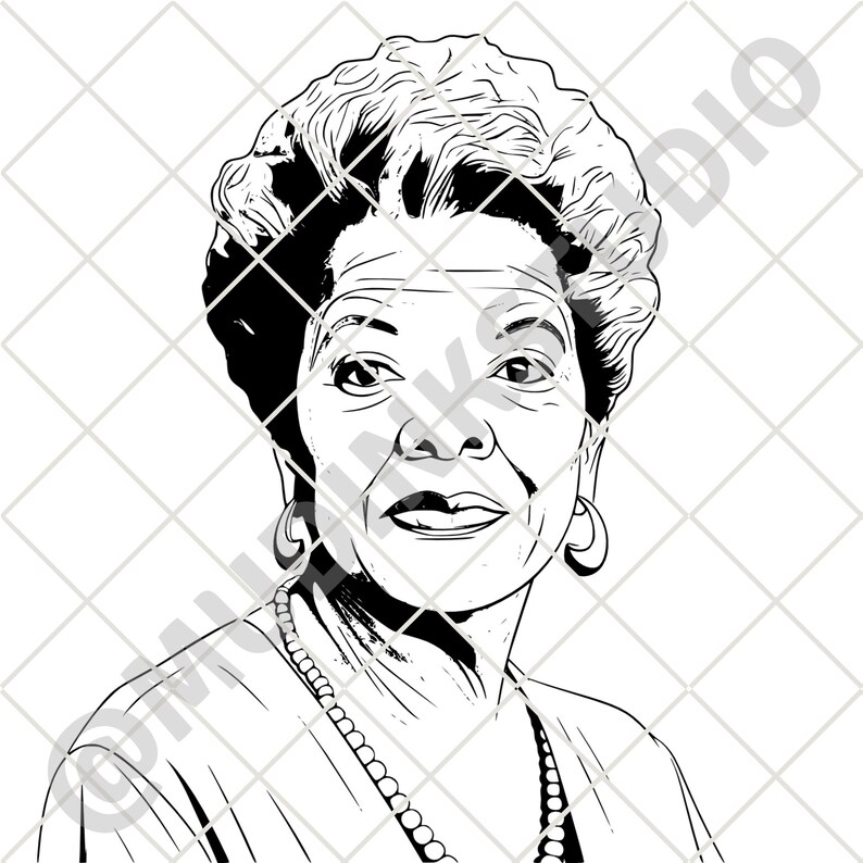 Maya Angelou / Black History Month Historical Figures / Black History ...