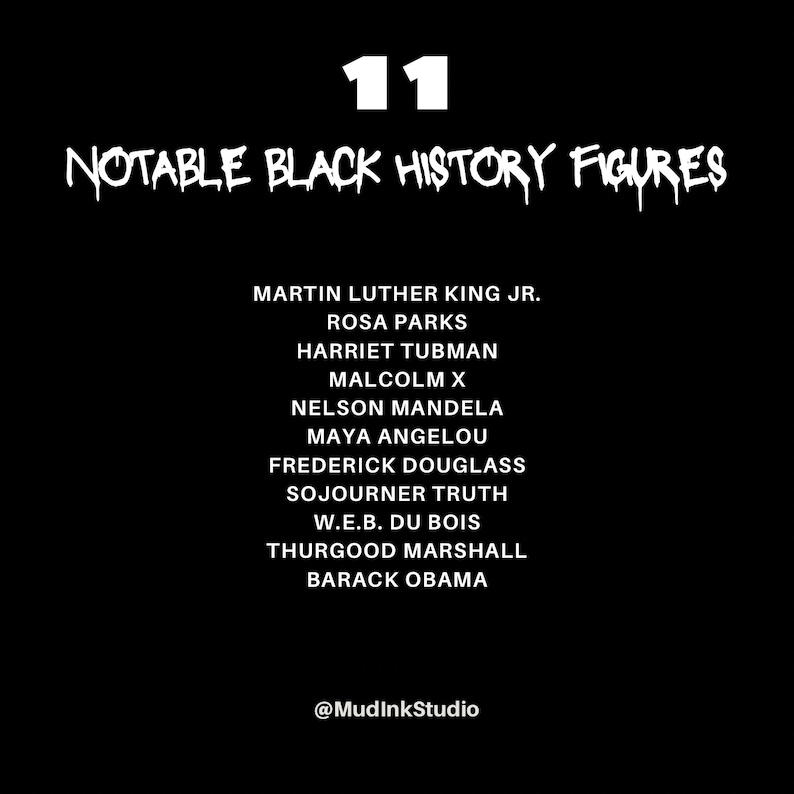 Black History Figures / Black History Month Historical Figures / Black ...