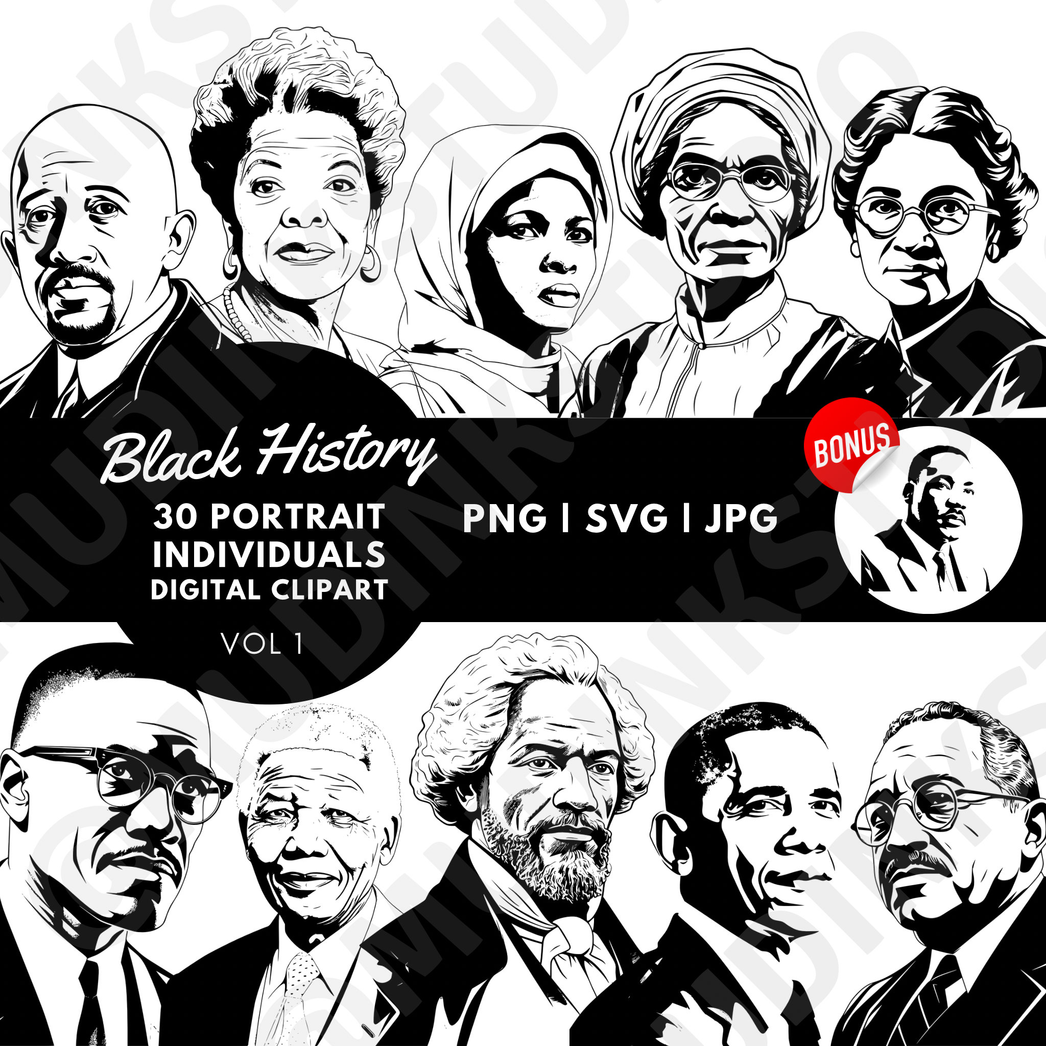 Black History Figures / Black History Month Historical Figures / Black ...