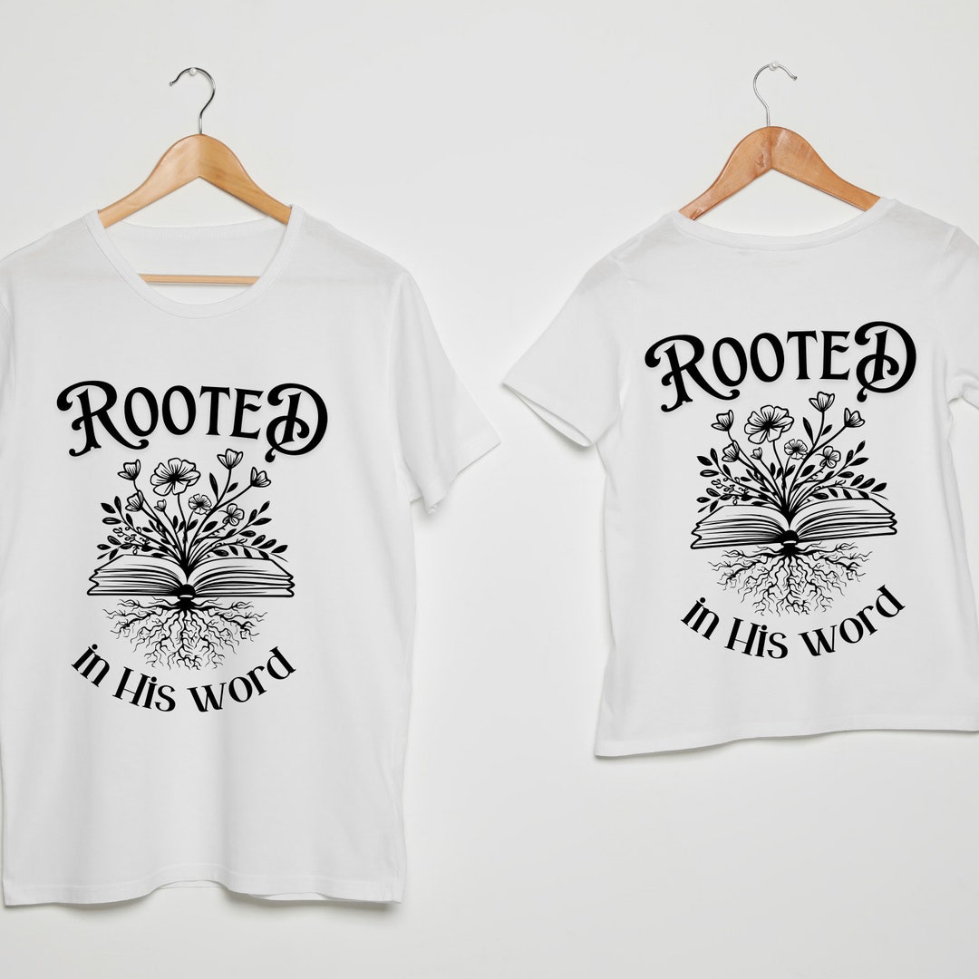 Rooted in His Word SVG | Digital Download - Etsy