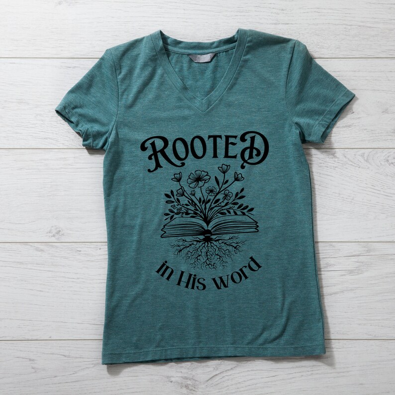 Rooted in His Word SVG | Digital Download - Etsy