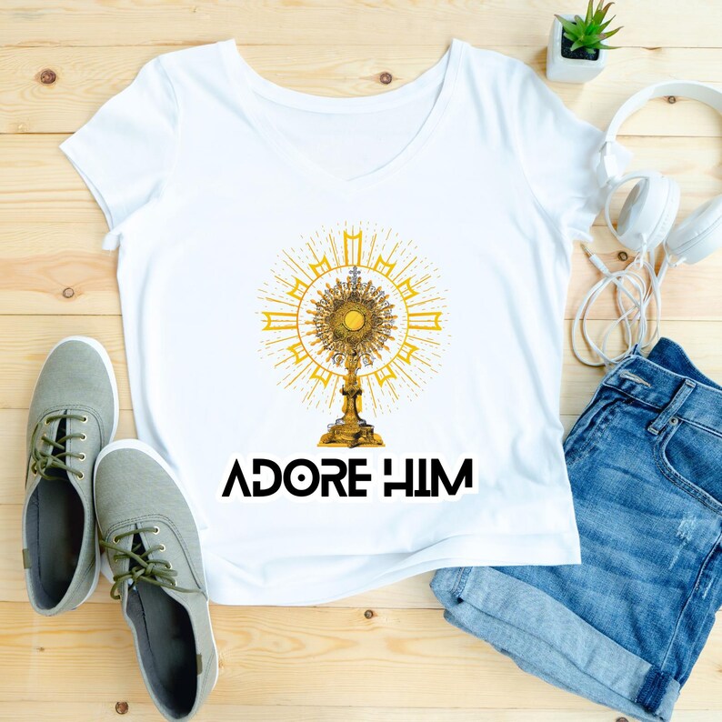 Instant Download Adore Him SVG/PNG Christian Download Inspirational ...