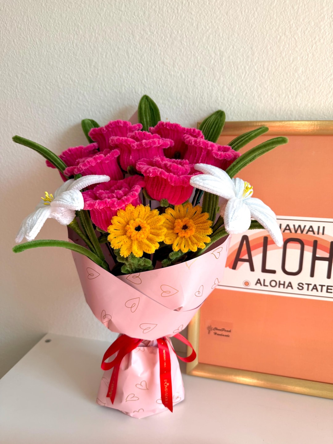 Crayon Shin-chan Series Pipe Cleaner Handmade Flowers Bouquet|children ...