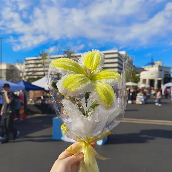 Fuzzy Wire Flowers - Etsy