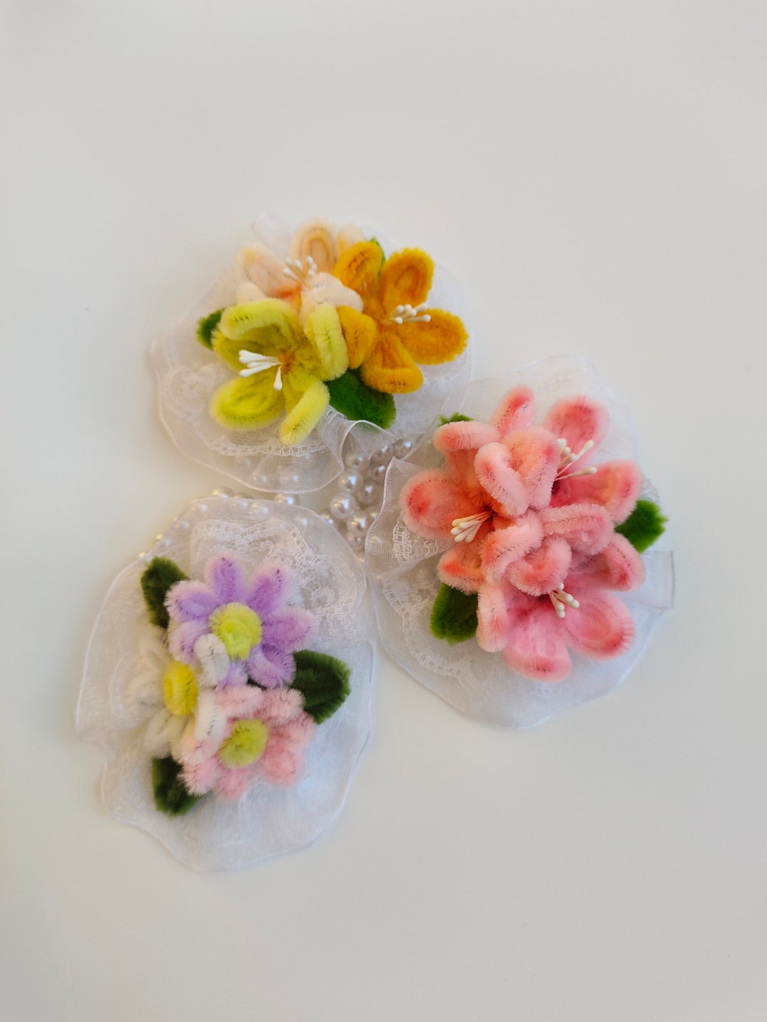 Floral Bracelet Pipe Cleaner Handmade Decoration |anniversary|birthday ...