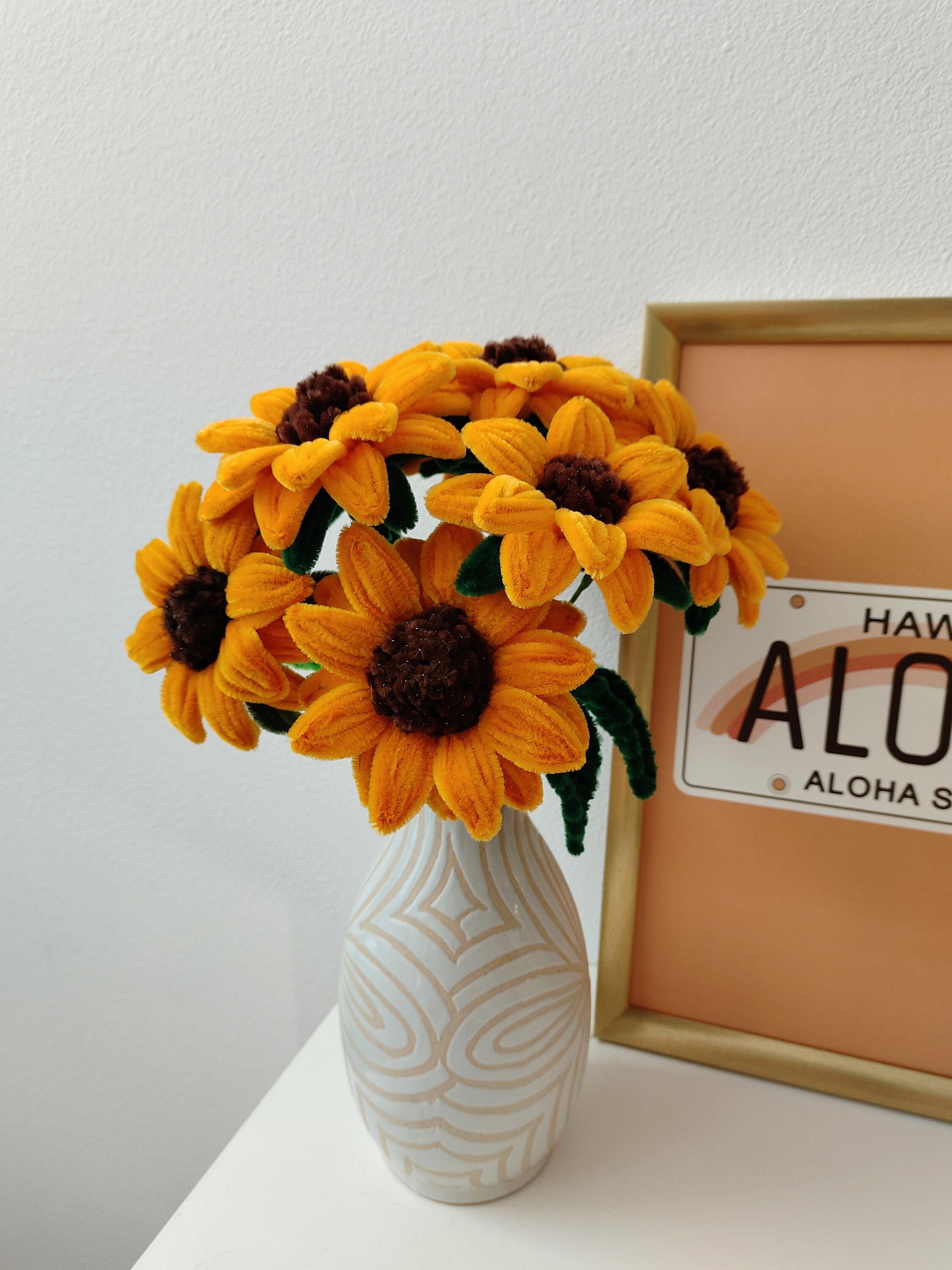 Sunflowers Pipe Cleaner Handmade Flowers|valentine's Day|anniversary ...