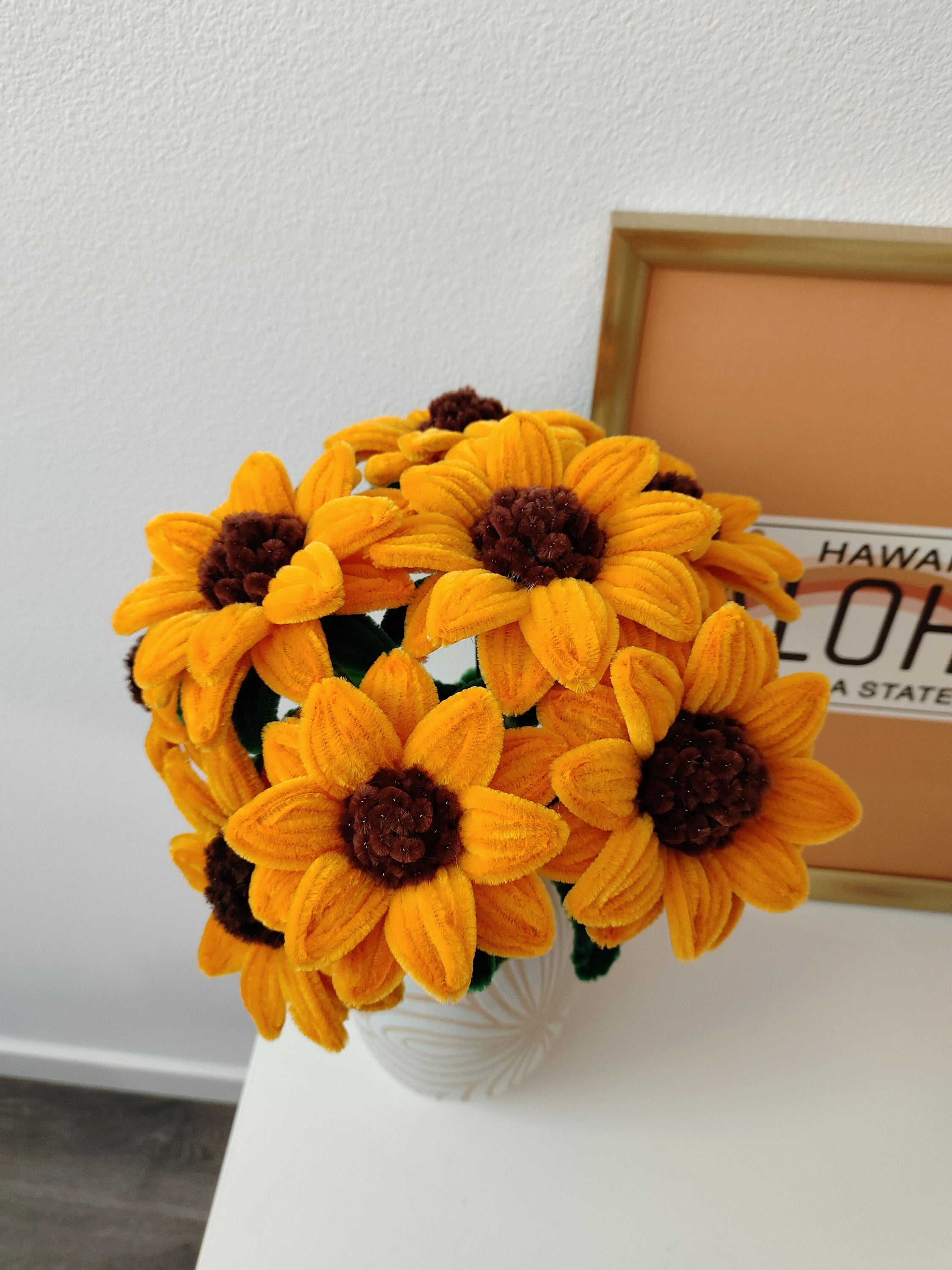 Sunflowers Pipe Cleaner Handmade Flowers|valentine's Day|anniversary ...