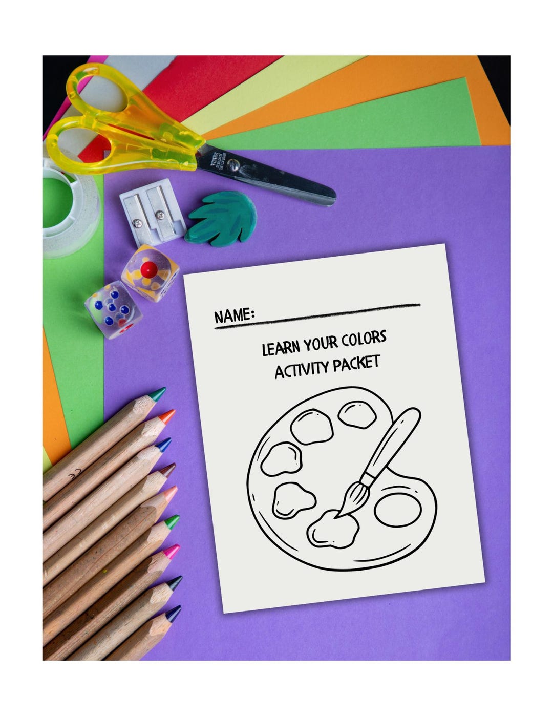 Art Worksheets Prek and Kindergarten Homeschool Coloring Pages Primary ...