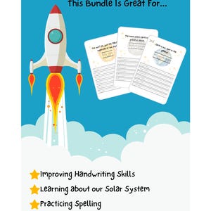 Solar System Worksheet, Astronomy for Kids, Planet Fact Sheet, STEM ...