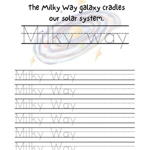 Solar System Worksheet, Astronomy for Kids, Planet Fact Sheet, STEM ...