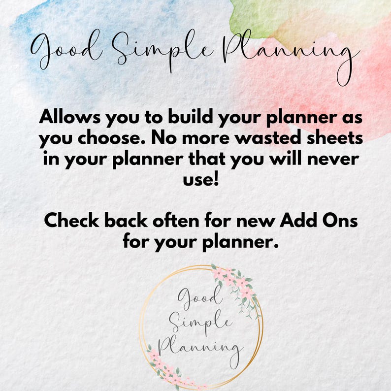 Classic HP Year at A Glance Sheets, Planner Organizing, Monthly to Do ...