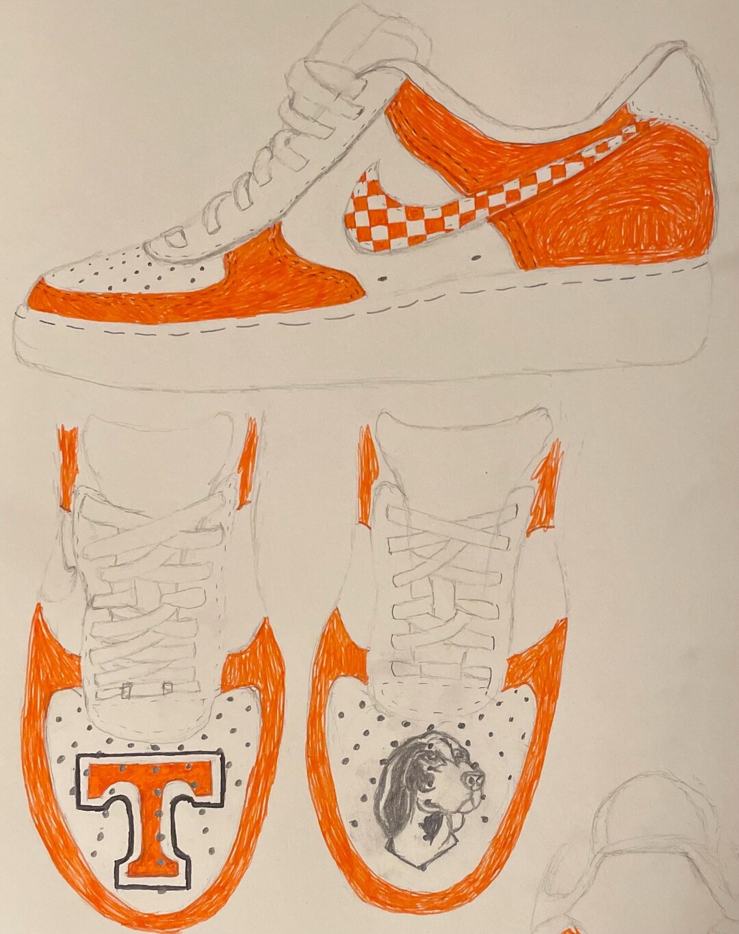 Favorite College Air Force 1's - Etsy