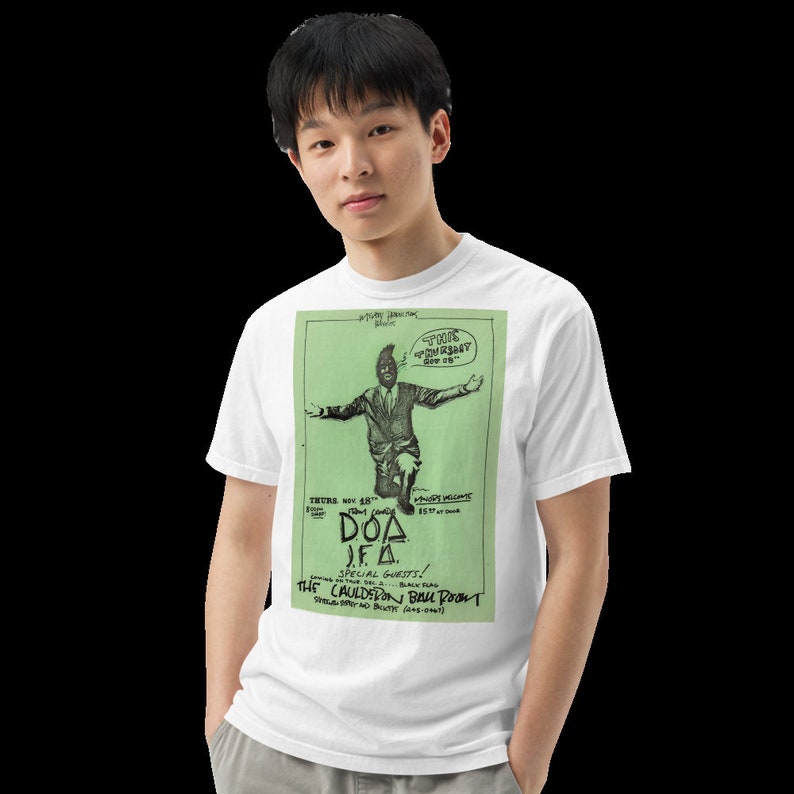 DOA Punk Concert Poster T Shirt - Etsy