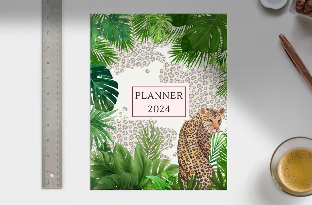 Leopard 2024 Calendar - Etsy Australia