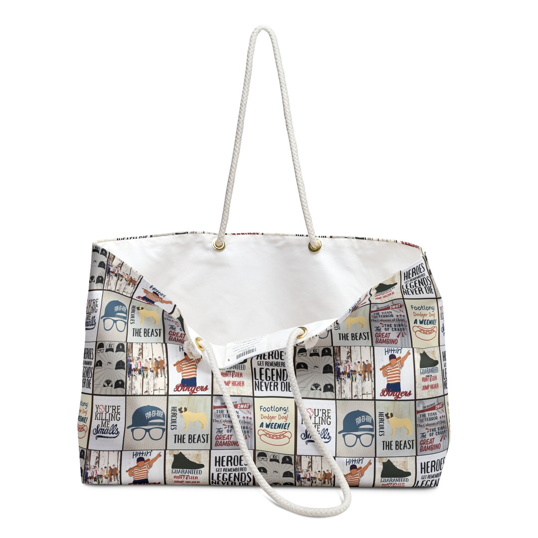 Sandlot Inspired Weekender Bag. Perfect for Any Baseball Movie Fan - Etsy