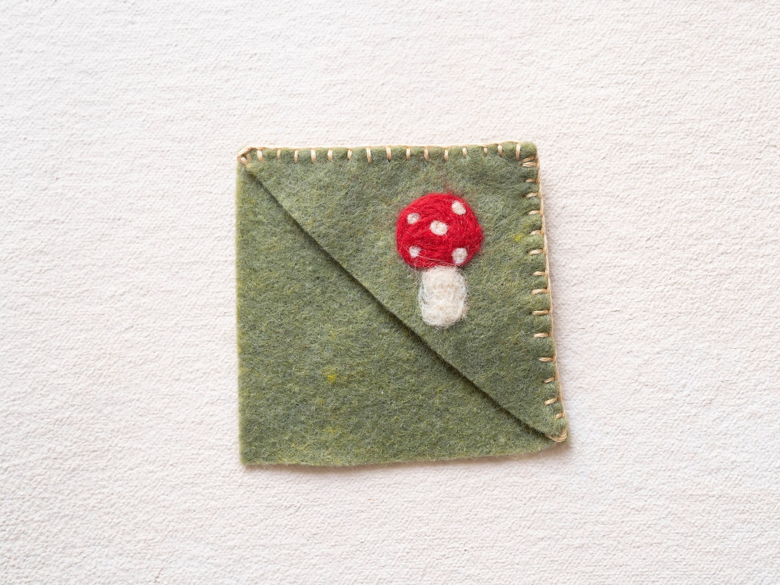Needle Felted Bookmark - Corner Bookmark, Embroidered, Handmade Gift ...