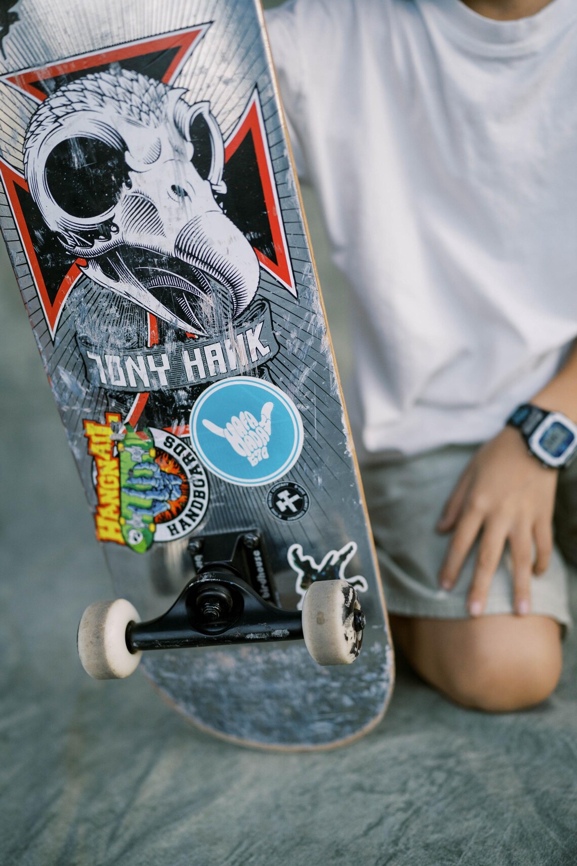 Hafa Adai 670 Saipan Round Shaka Sticker - Blue - Matte - Waterproof ...