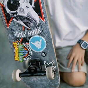 Hafa Adai 670 Saipan Round Shaka Sticker - Blue - Matte - Waterproof ...