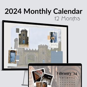 2024 Desktop Wallpaper Calendars - Etsy